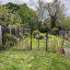 Lily Manor 17.27cm W x 17.27cm D Steel Arbour with Gate & Reviews ...