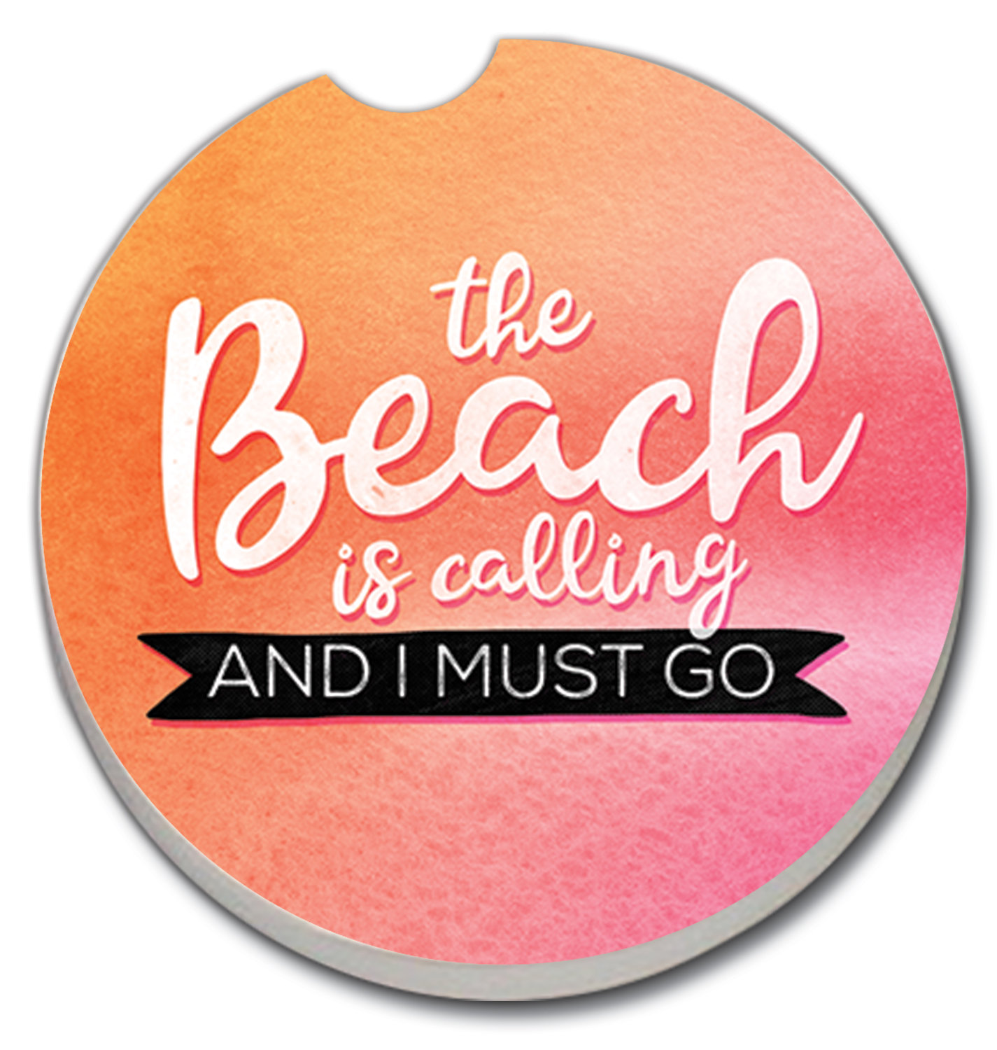 Highland Dunes Beach is Calling Absorbent Stone Car Coaster - Wayfair ...
