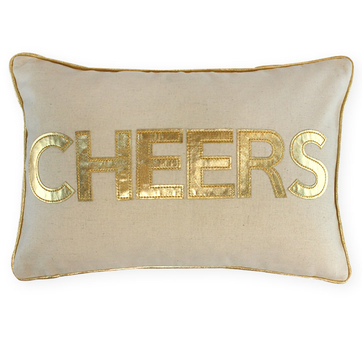 RH Inspiration Cheers Decorative Lumbar Pillow - Wayfair Canada