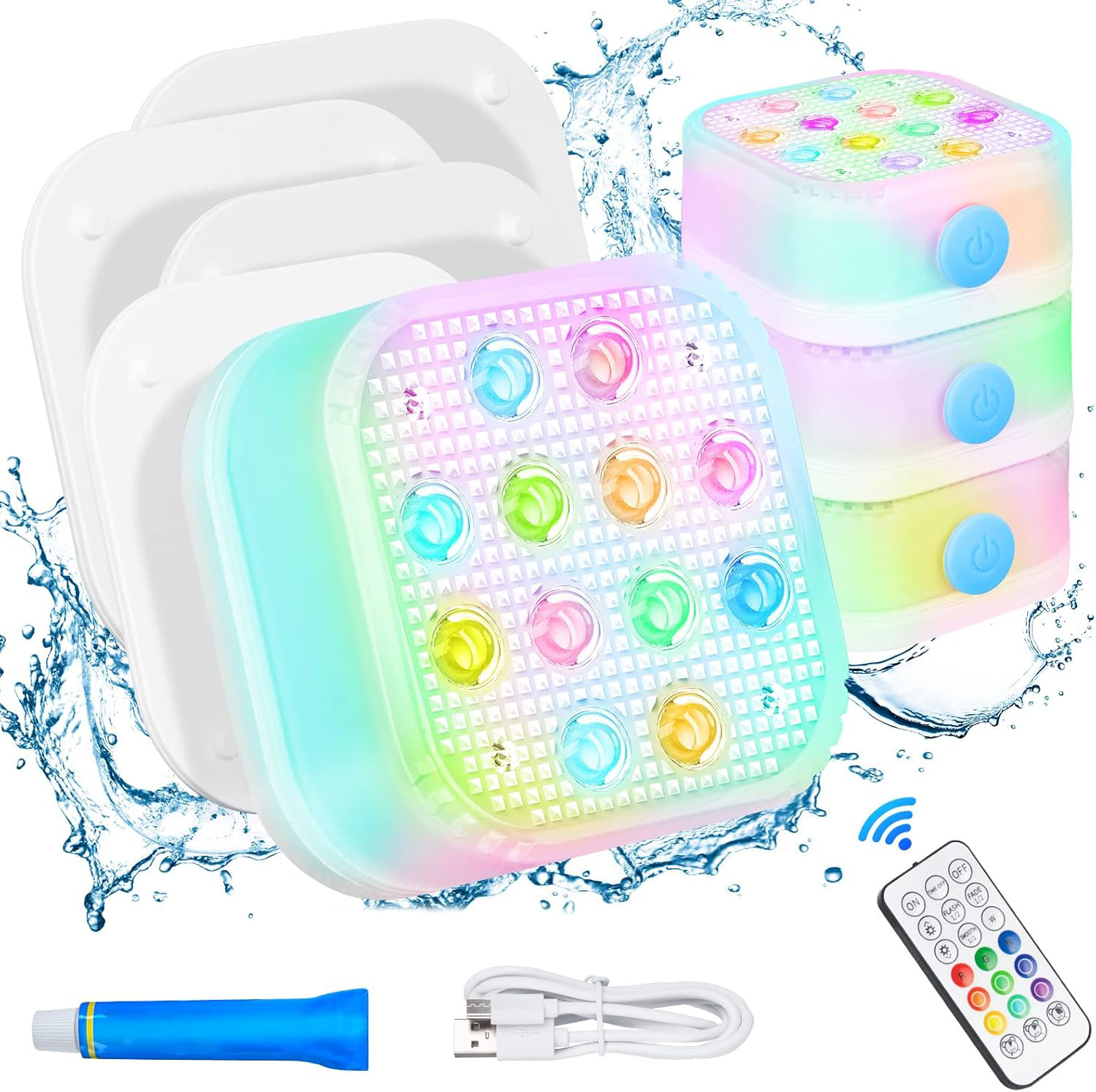 Fashion Finesse Pool Lights For Above-Ground & Inground Pools With ...