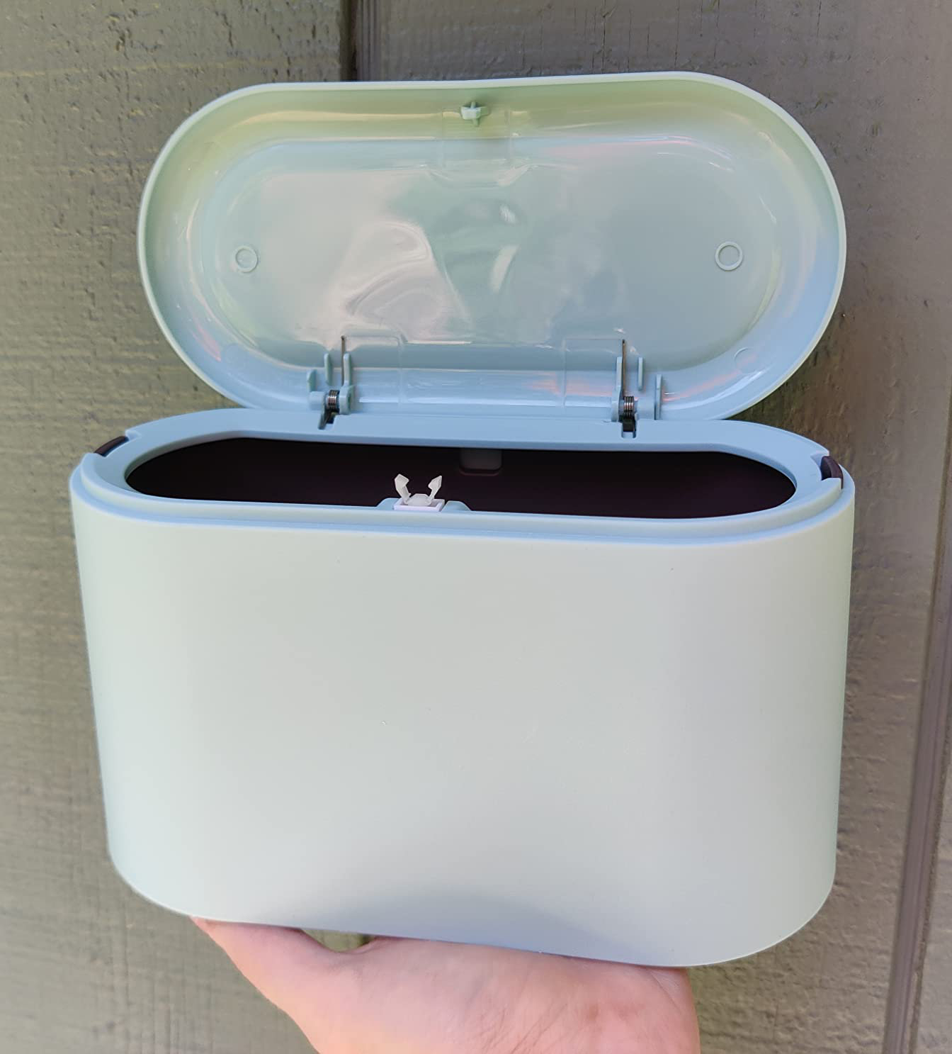 Umedas Removable Small Garbage Can, Tiny Plastic Trash Bin, Pop Up ...