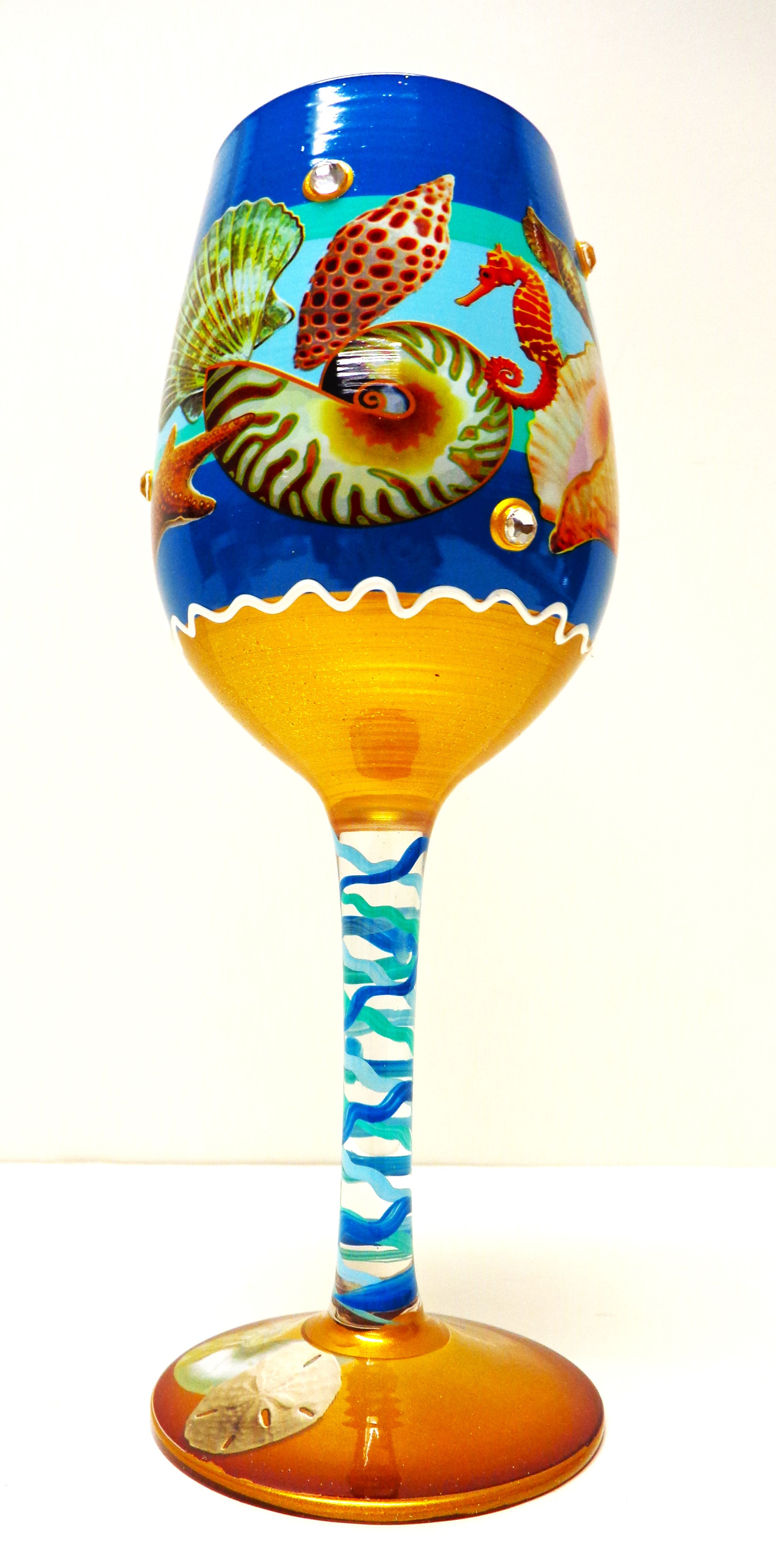 East Urban Home Bottom's Up 15oz. Wine Glass | Wayfair