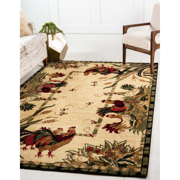 August Grove® Andersonville Floral Rug & Reviews | Wayfair