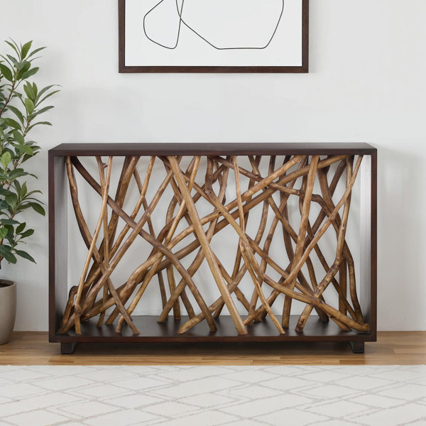 The Twillery Co.® Rametta 54'' Solid Wood Console Table & Reviews | Wayfair