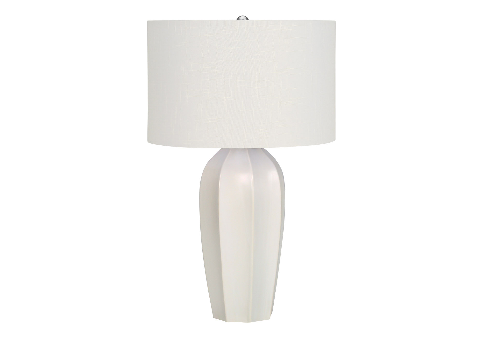 Orren Ellis Lighting, 27"H, Table Lamp, Cream Ceramic, Ivory / Cream ...