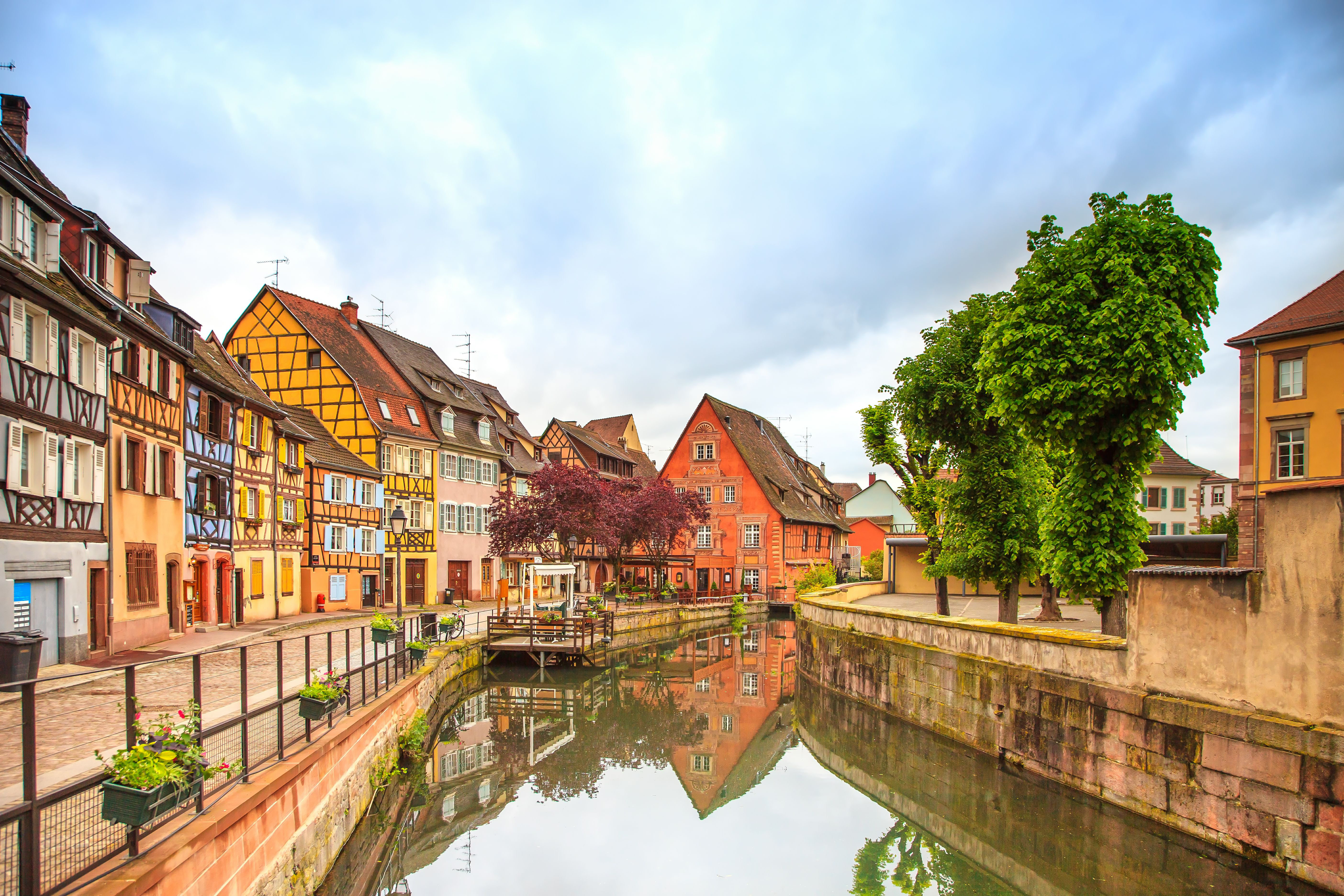 Ebern Designs Traditional Houses, Alsace by Stevanzz - Wrapped Canvas ...