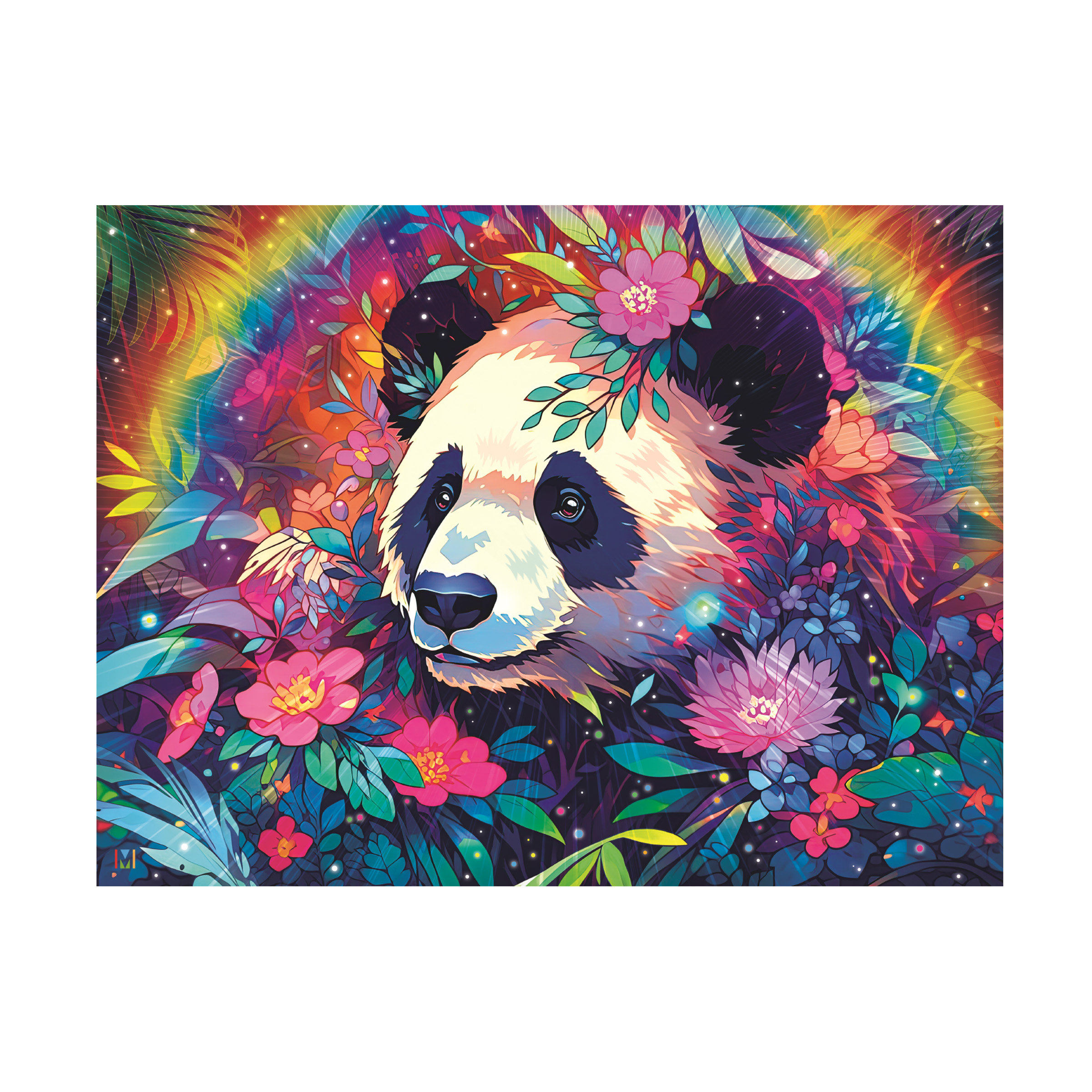 Winston Porter Michael David Ward Panda Magic Canvas Art | Wayfair