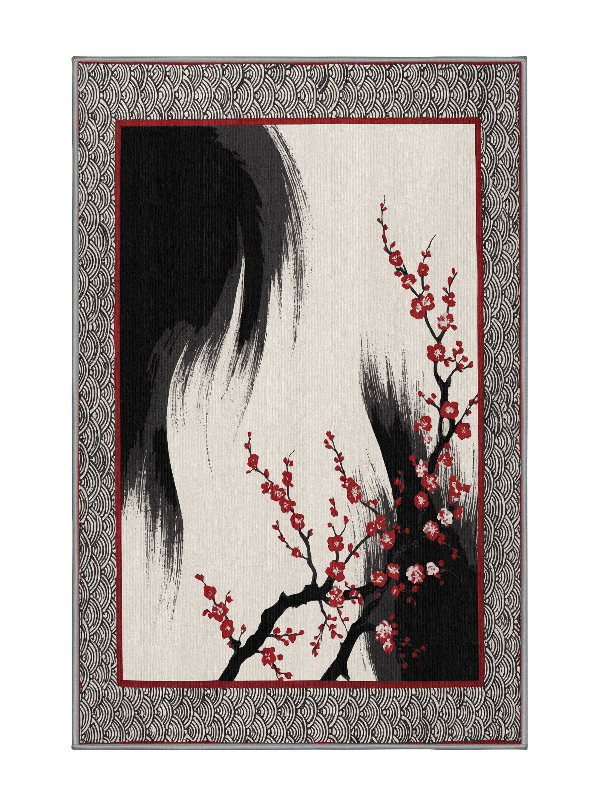 Winston Porter Velvet Waves Rug | Wayfair