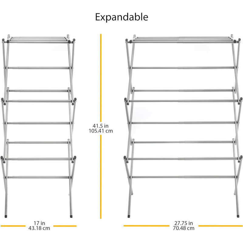 Rebrilliant Metal Folding Drying Rack | Wayfair