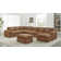 Ebern Designs 9 - Piece Upholstered Sectional & Reviews | Wayfair