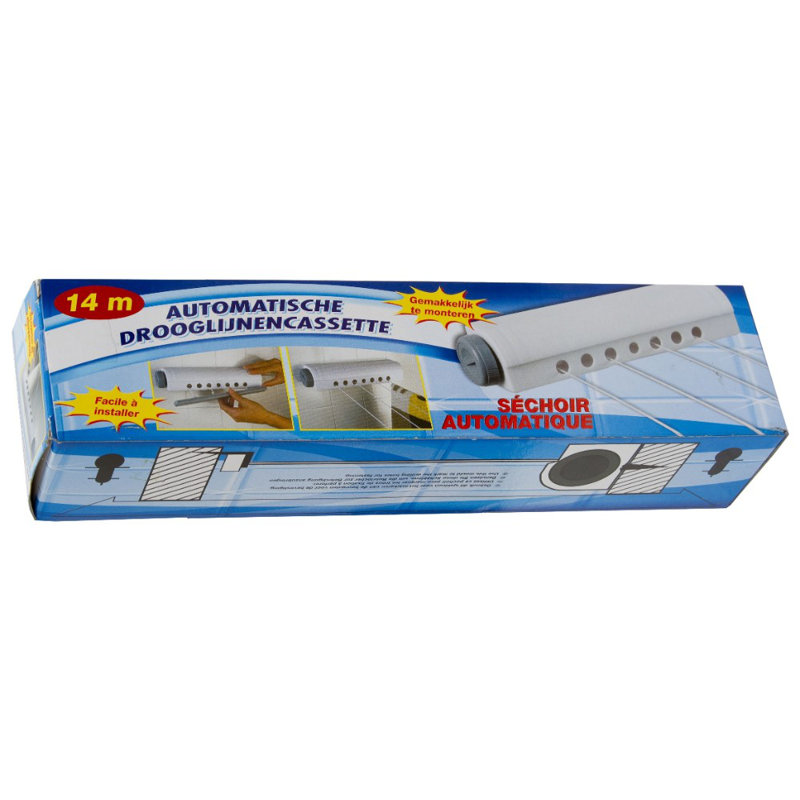 ClearAmbient Automatic Washing Line Wall-Mounted Drying Rack & Reviews ...