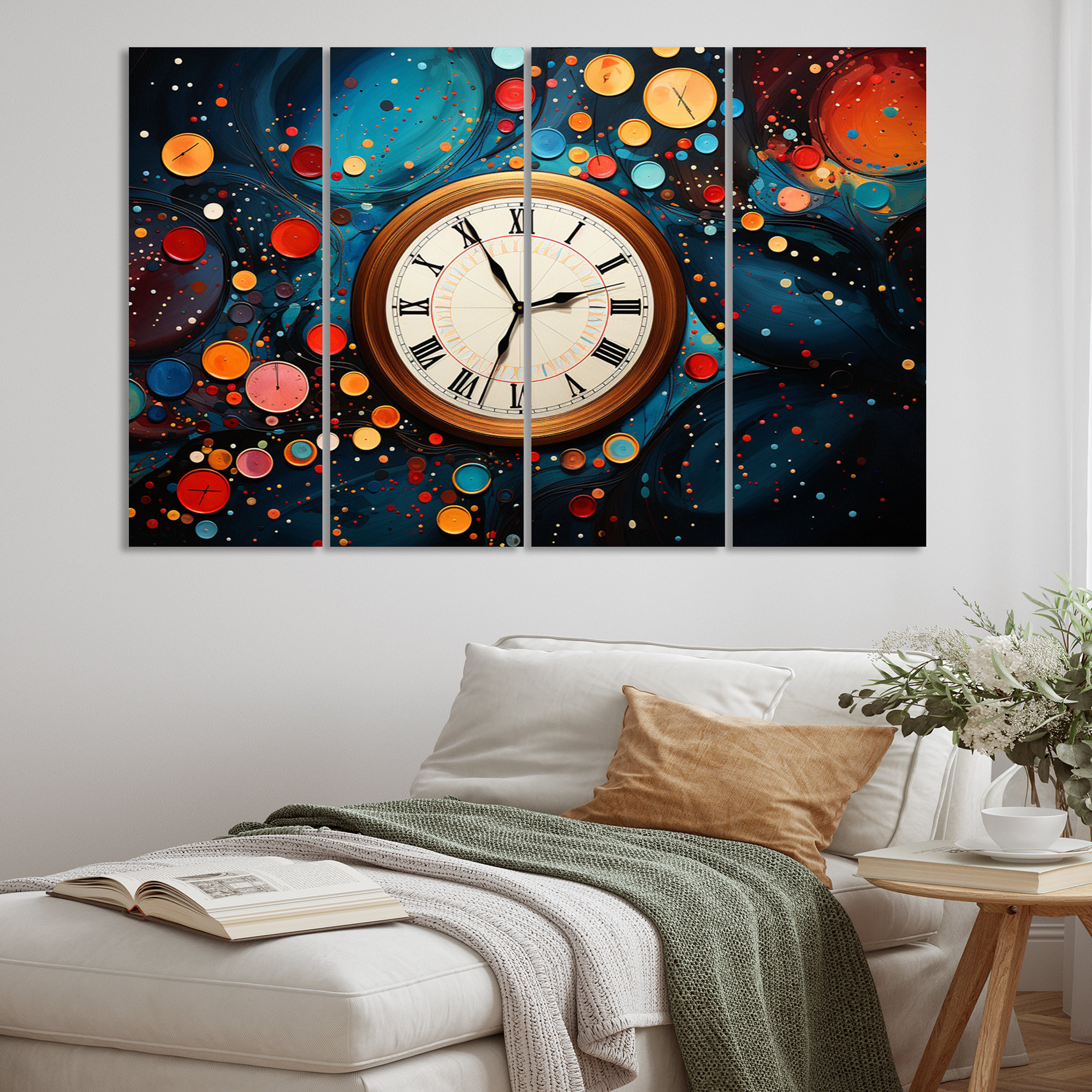 Latitude Run® Watch Chronological Rhythms Pointillism - Watches Metal ...