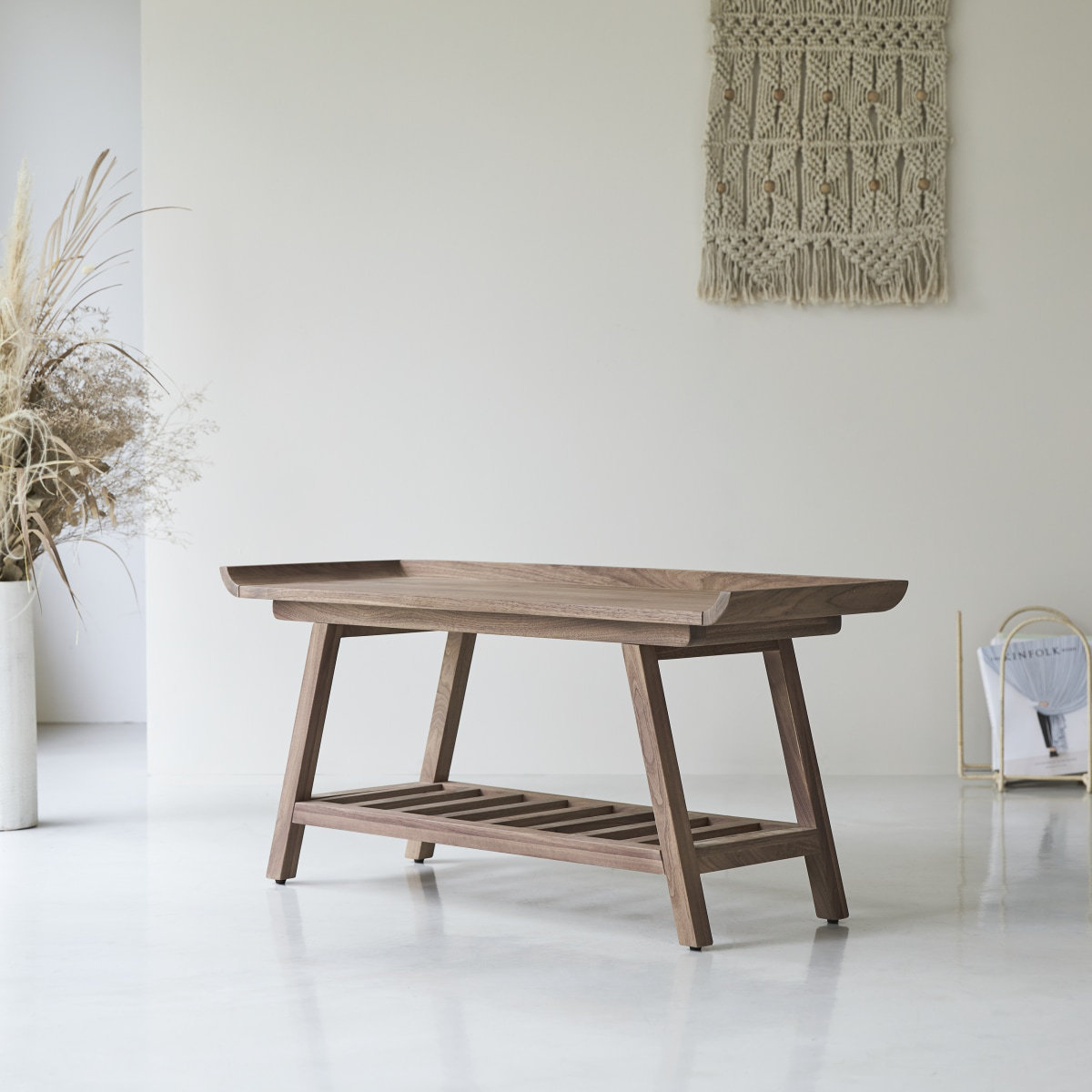 Tikamoon Pampa Solid Walnut Console Table | Perigold