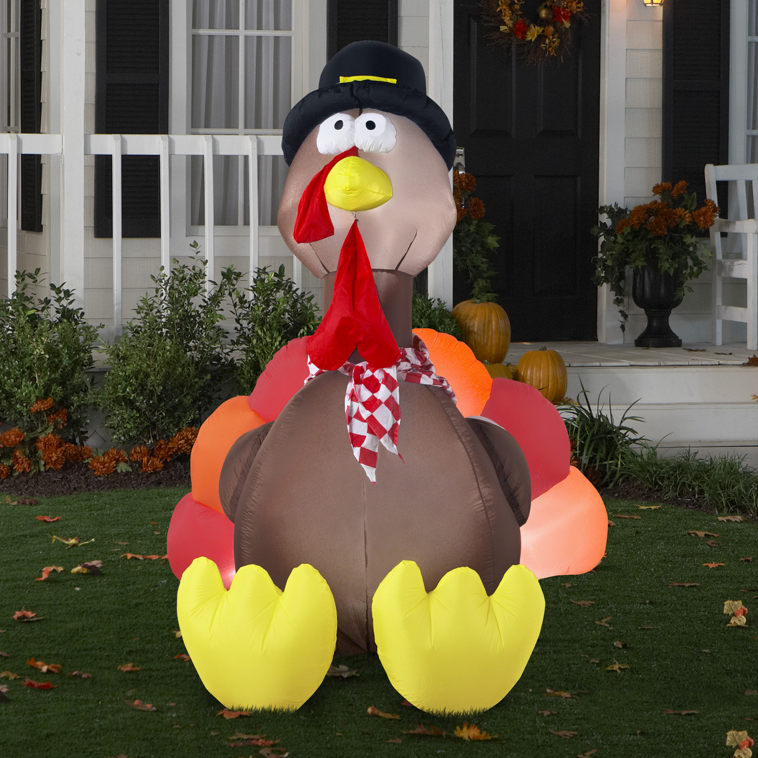 Gemmy Industries Thanksgiving Inflatable Turkey - Wayfair Canada