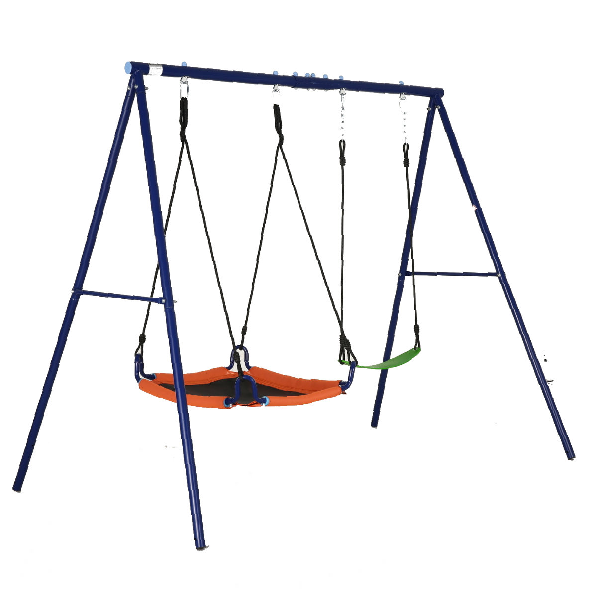 farmdex 2 in 1 Multi function Outdoor Heavy Duty Kids Swing Set ...