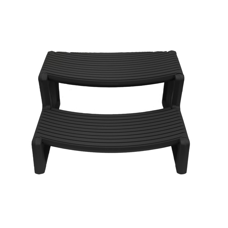 Confer Plastics Handi-Step Spa Hot Tub Stairs for Straight/Curved Spas ...