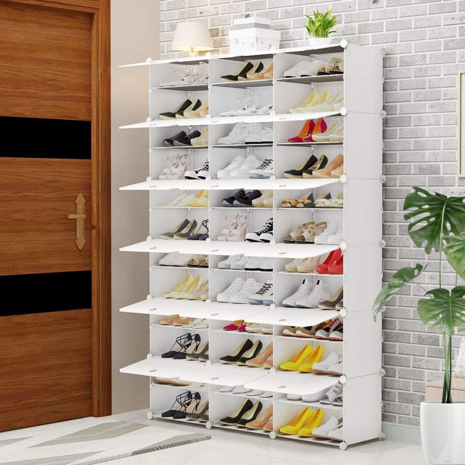 Rebrilliant 72 Pair Shoe Rack | Wayfair
