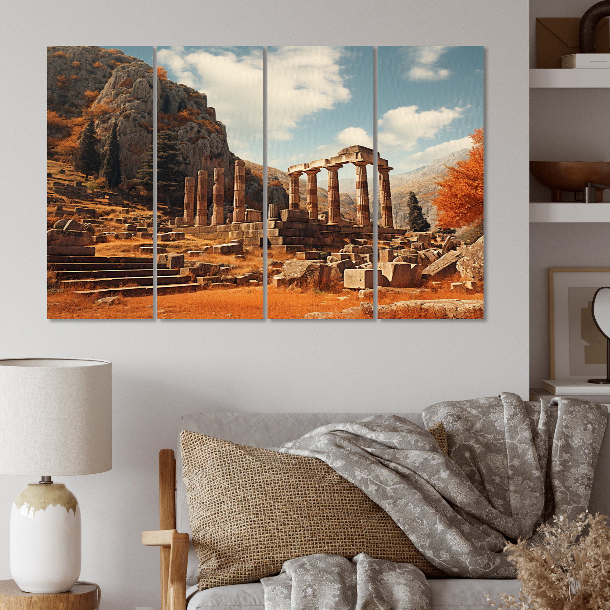 Design Art Greece Greek Mythos II - Landscapes Wall Art Print - 4 ...