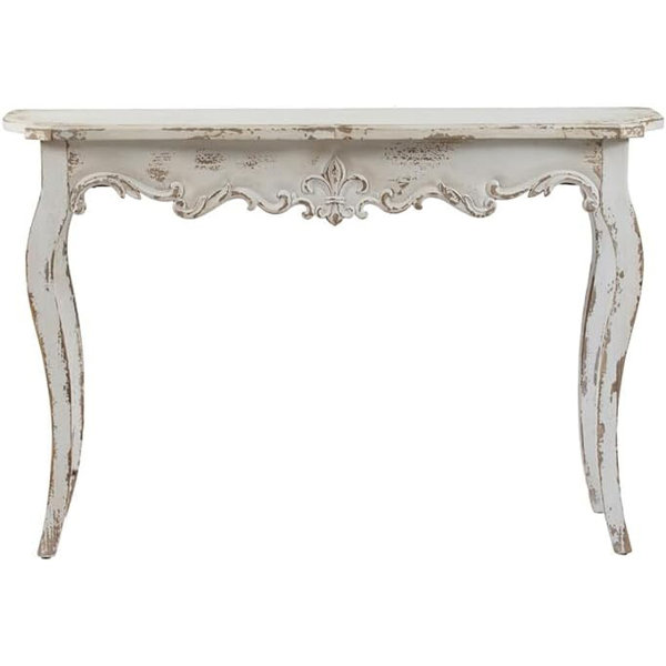 Ophelia & Co. Distressed Console Table, 46" Decorative Foyer Table ...