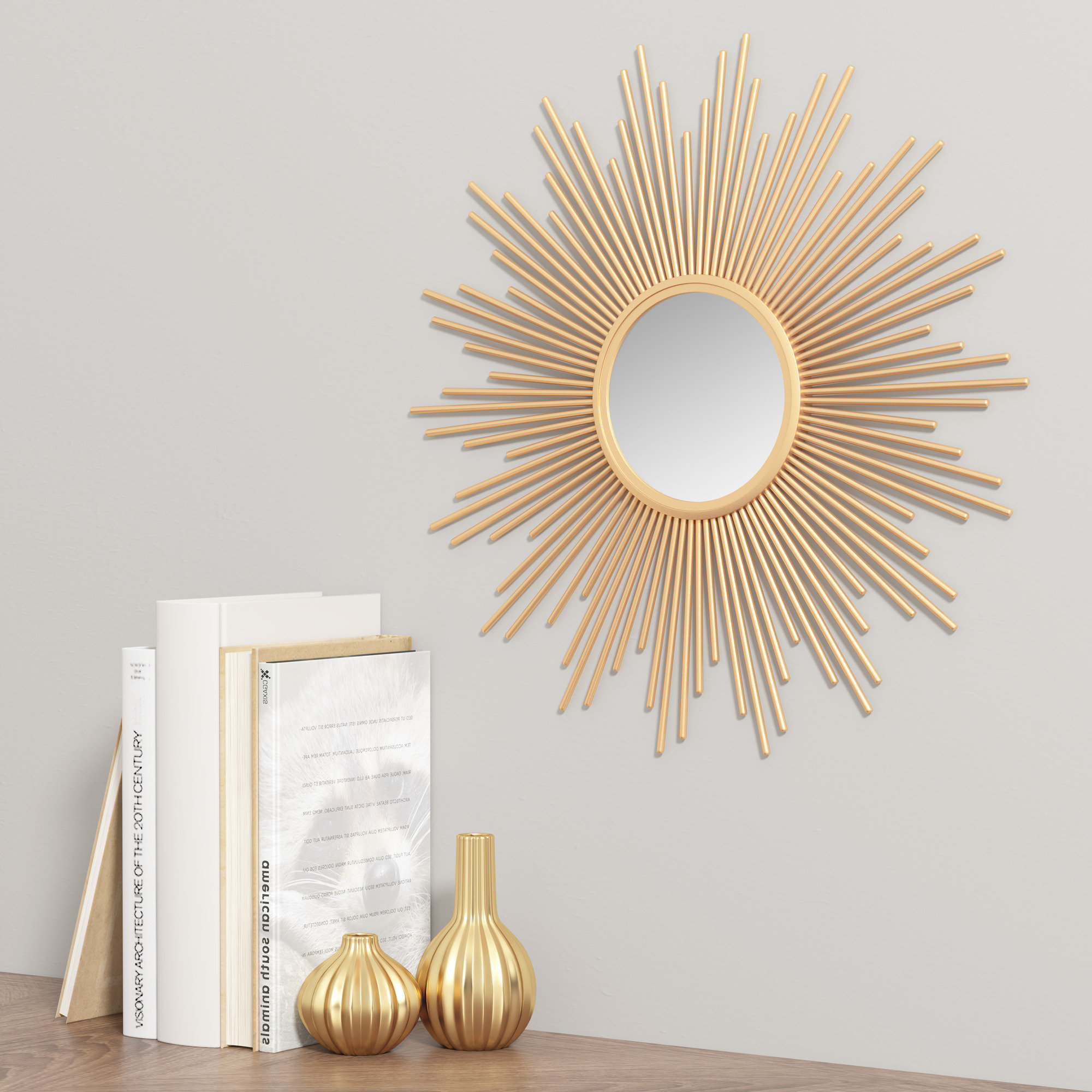 Corrigan Studio Fiore Sunburst Wall Decor Mirror & Reviews | Wayfair