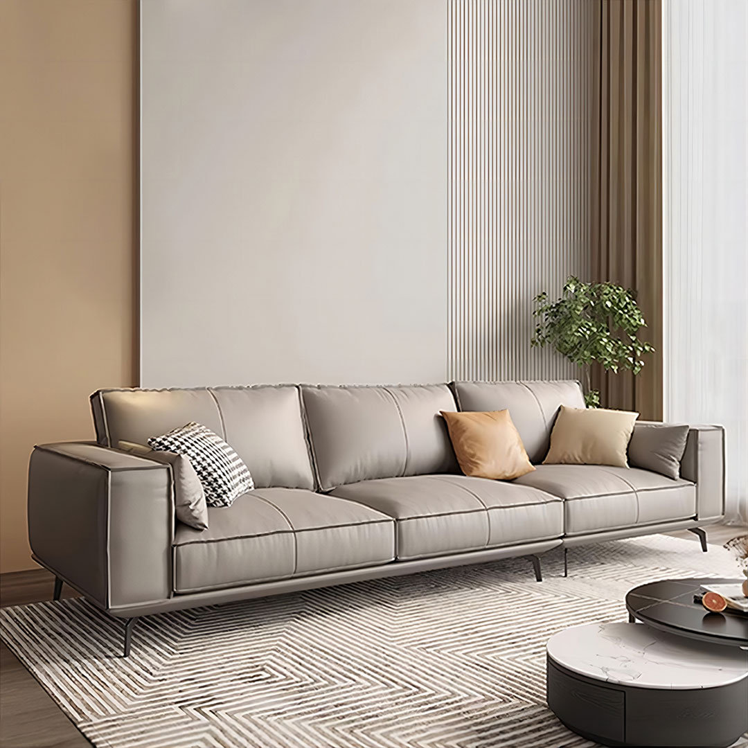 Mont Bike Solutions Genuine Leather Modular Sofa cushion couch | Wayfair