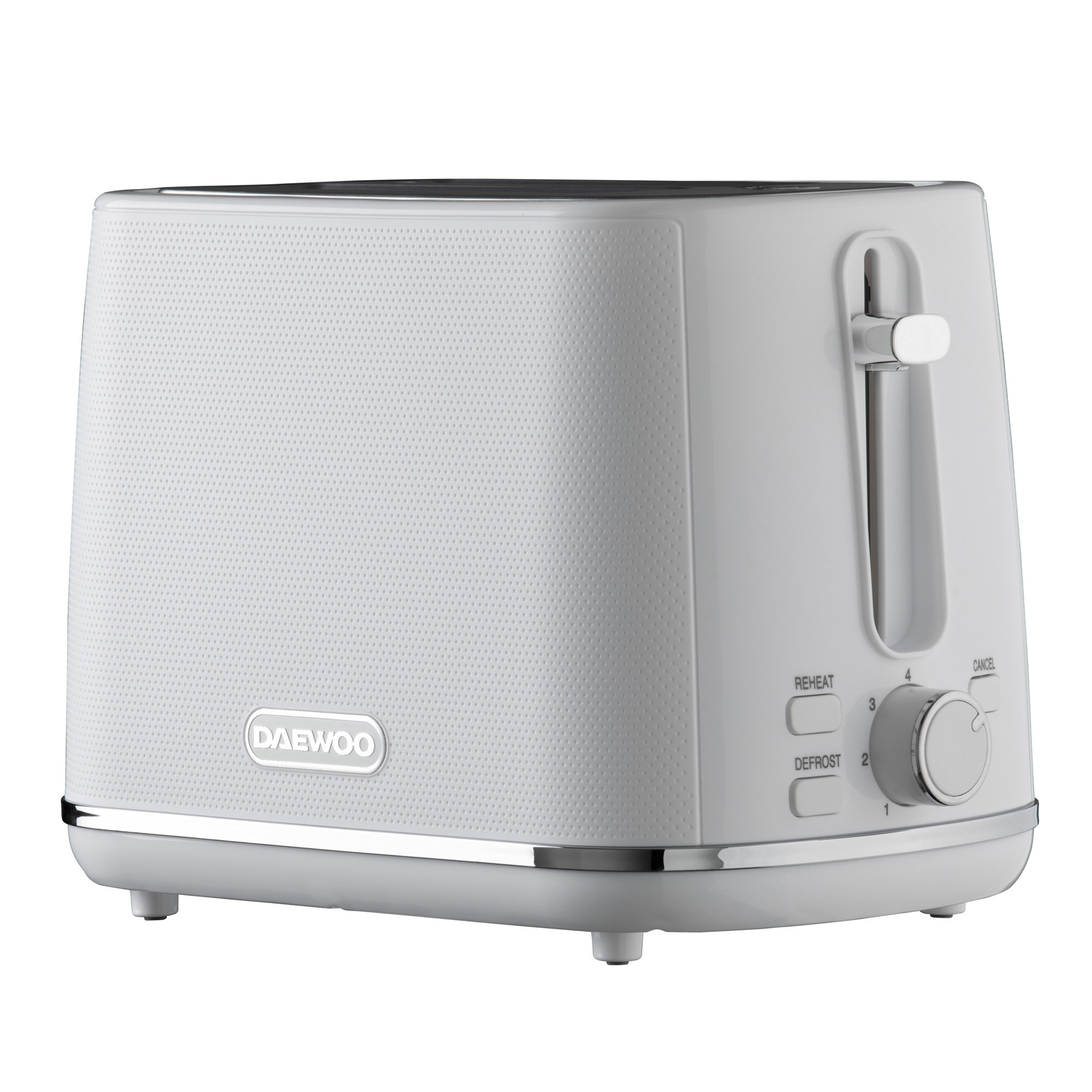 Daewoo Stirling 2 Slice Toaster 7 Browning Settings Reheat Defrost Self ...