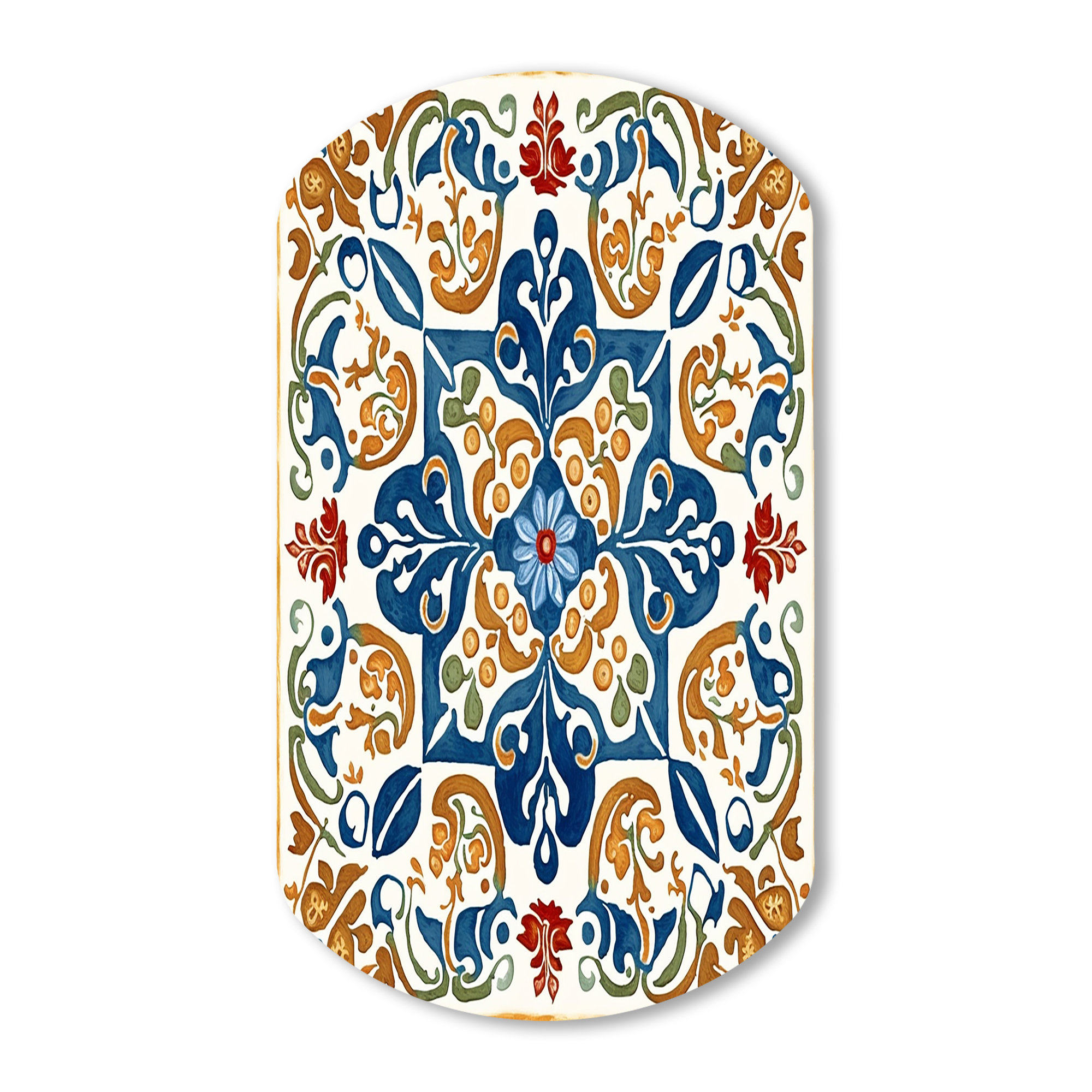 Design Art Mediterranean Tiles In Retro Blue VII - Abstract Tile ...