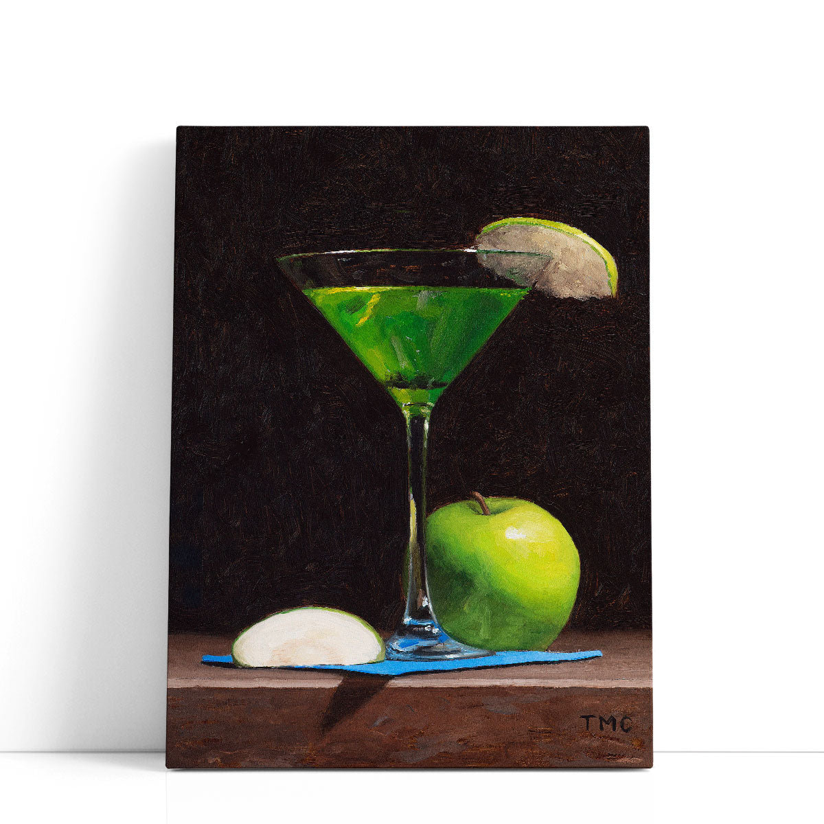 Ebern Designs Sour Apple Martini - Canvas Print Wall Art | Wayfair