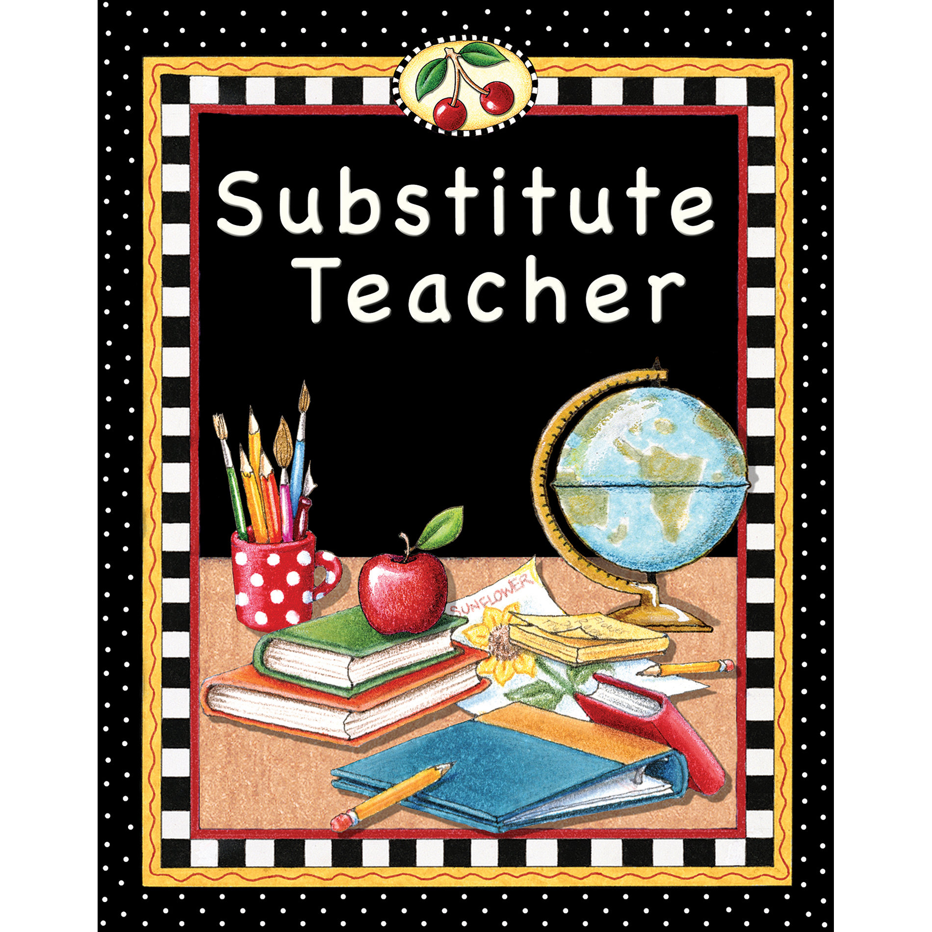 Teacher Created Resources Substitute Teacher Pocket Folder Tc Lesson ...