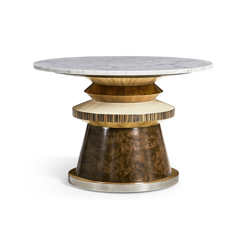 Jonathan Charles Fine Furniture Rook Pedestal Coffee Table | Wayfair