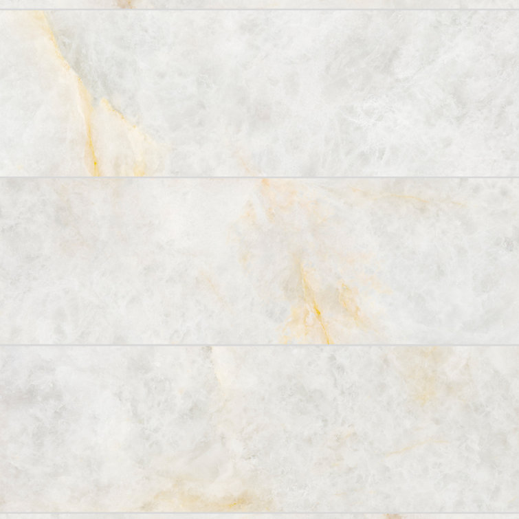Long Island Mosaics & Tile Syros 12'' x 40'' Ceramic Marble Look Wall ...