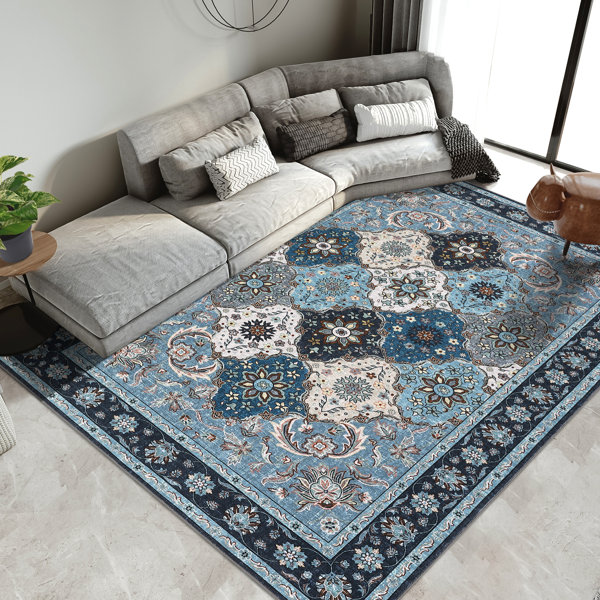 Alcott Hill® Area Rug for Living Room Boho Vintage Rug Non Slip Throw ...