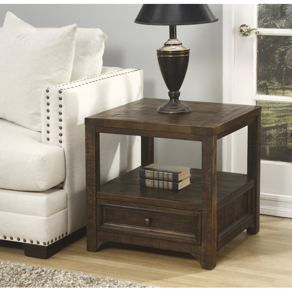 Canora Grey 2 - Piece Solid Wood Living Room Table Set & Reviews | Wayfair