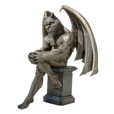 Design Toscano Socrates The Gargoyle Thinker Statue & Reviews | Wayfair