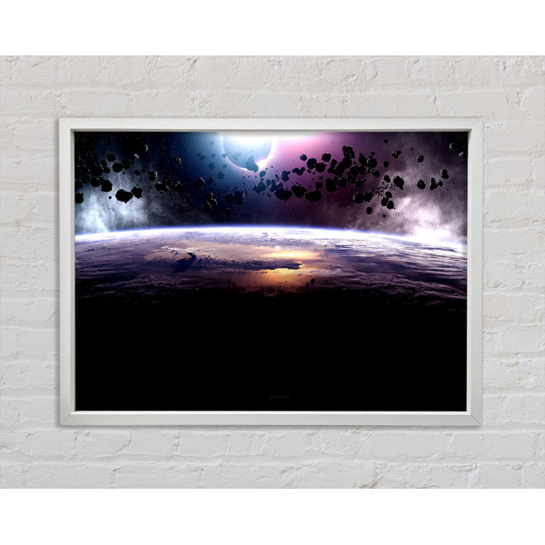 Bright Star Asteroids Eclipse - Single Picture Frame Print on Canvas ...