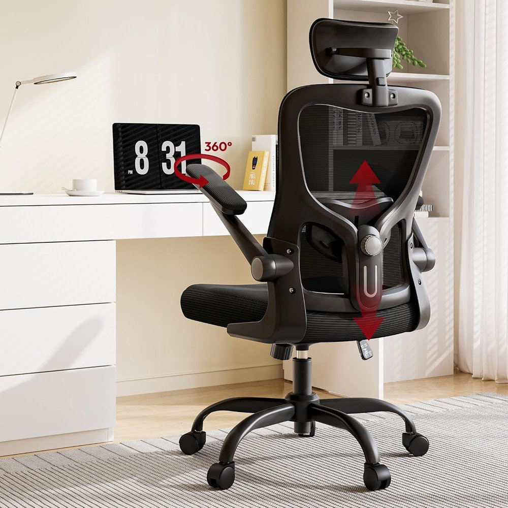Inbox Zero Office Chair - Desk Chair With Breathable Mes... | Wayfair