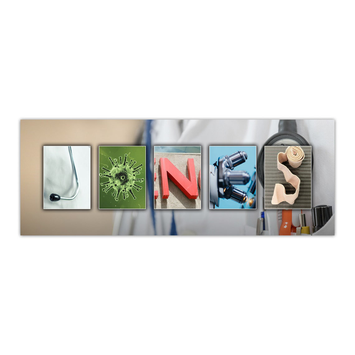 Ebern Designs Medical Name Art by - Unframed Photograph on MDF ...