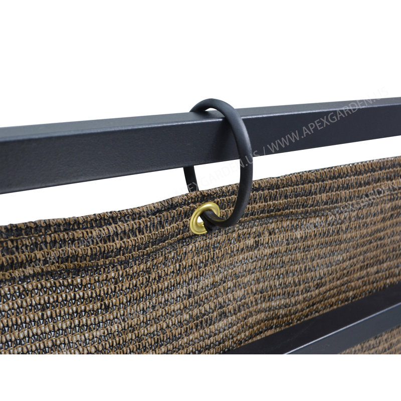 APEX GARDEN 5 ft. H x 10 ft. W Polyethylene Privacy Screen & Reviews ...