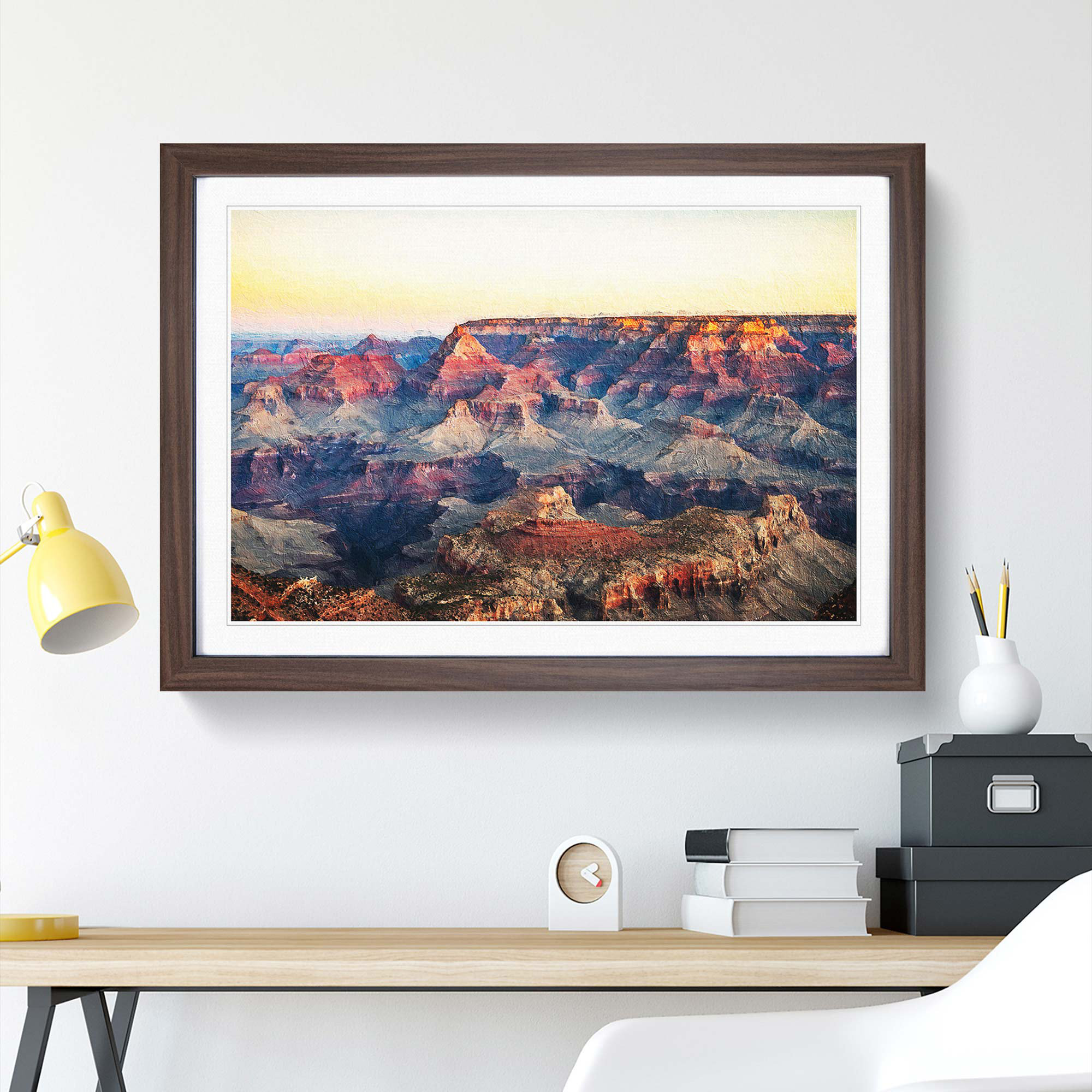 East Urban Home The Grand Canyon Arizona - Picture Frame Painting Print ...