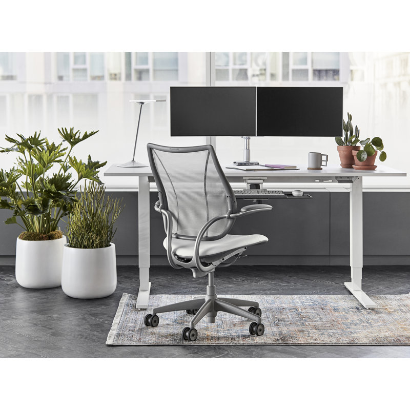 Humanscale Float Height Adjustable Standing Desk & Reviews | Wayfair