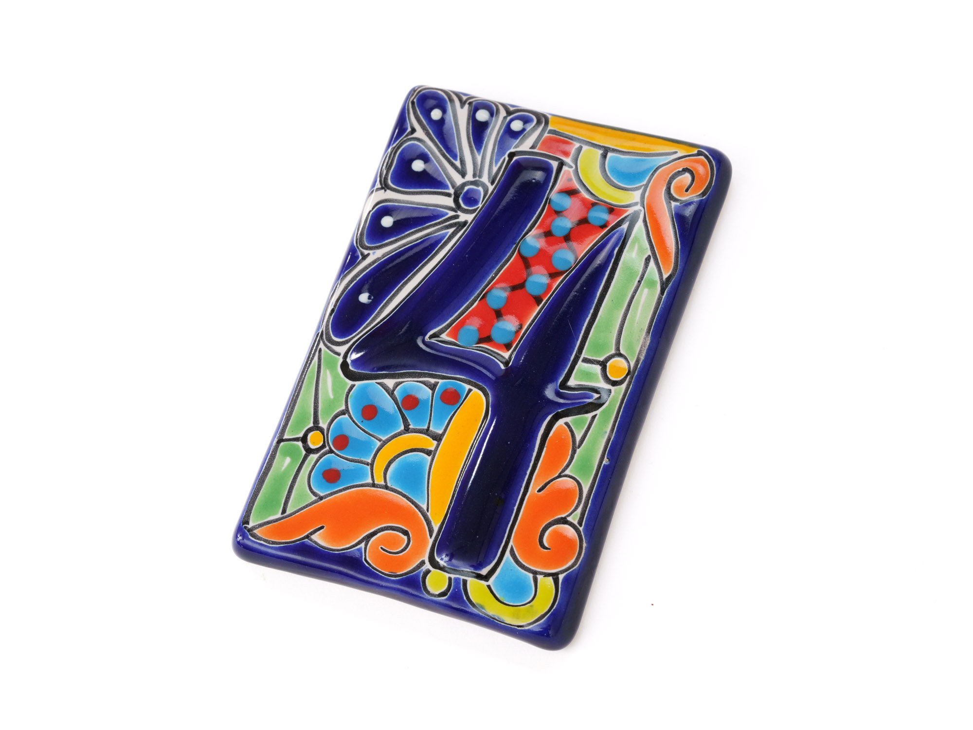 Enchanted Talavera Mexican Talavera Pottery Address Number Tiles ...
