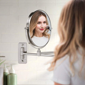 Ovente Circle Magnifying Makeup/Shaving Mirror & Reviews | Wayfair