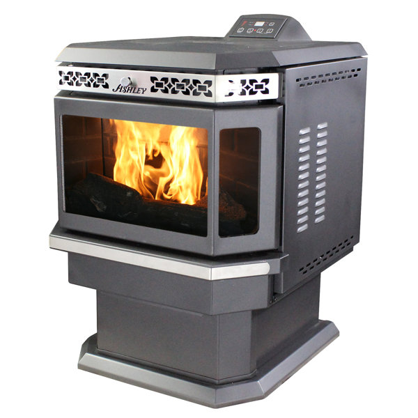 Ashley Hearth Ashley Bay Front Pellet Heater - Solid Fuel Appliance ...