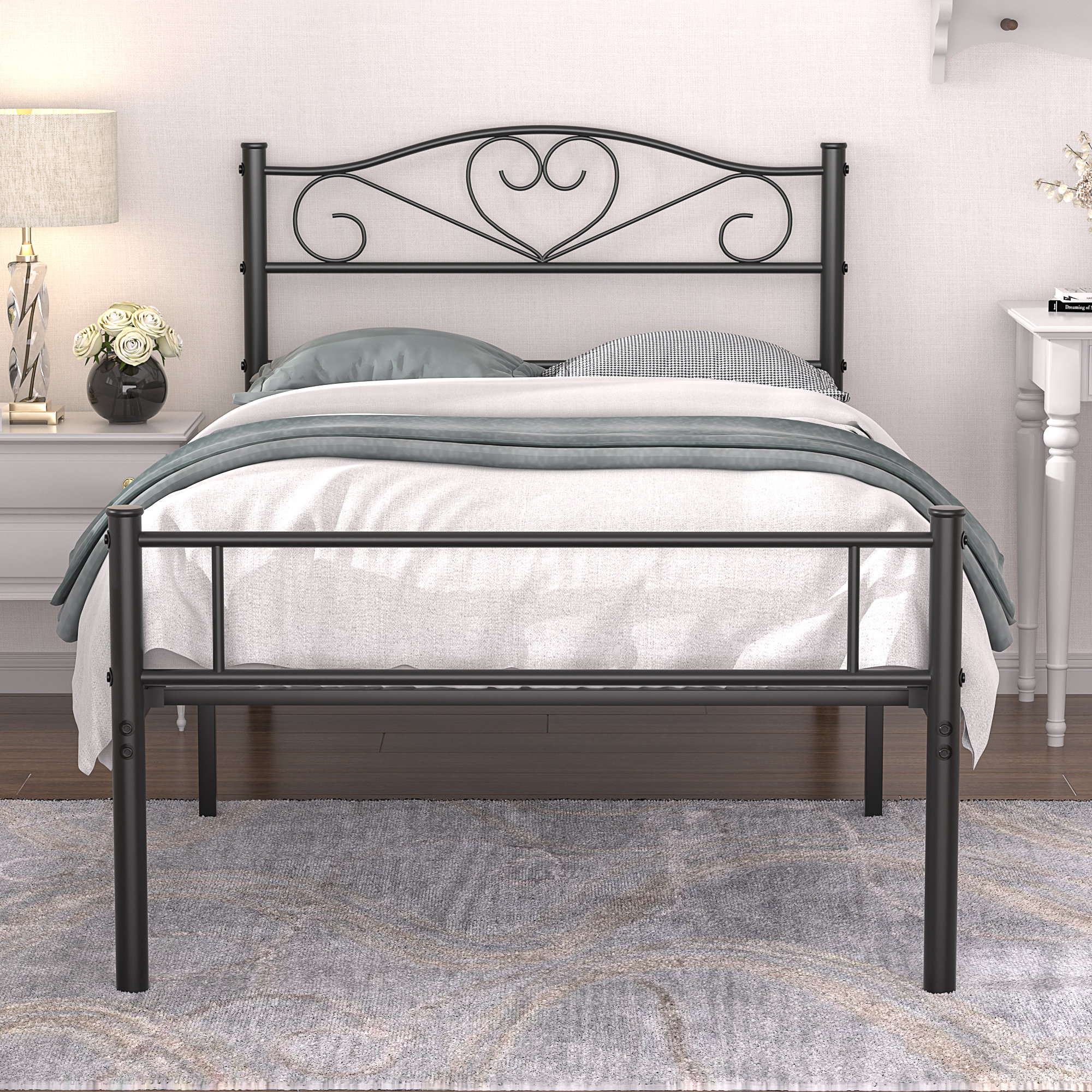 Trent Austin Design Kempst 37'' Steel Bed Frame & Reviews - Wayfair Canada