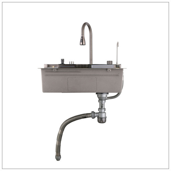 REDmintss Pull-Out Facuet Single Bowl Sink Kitchen Vegetable Sink 304 ...