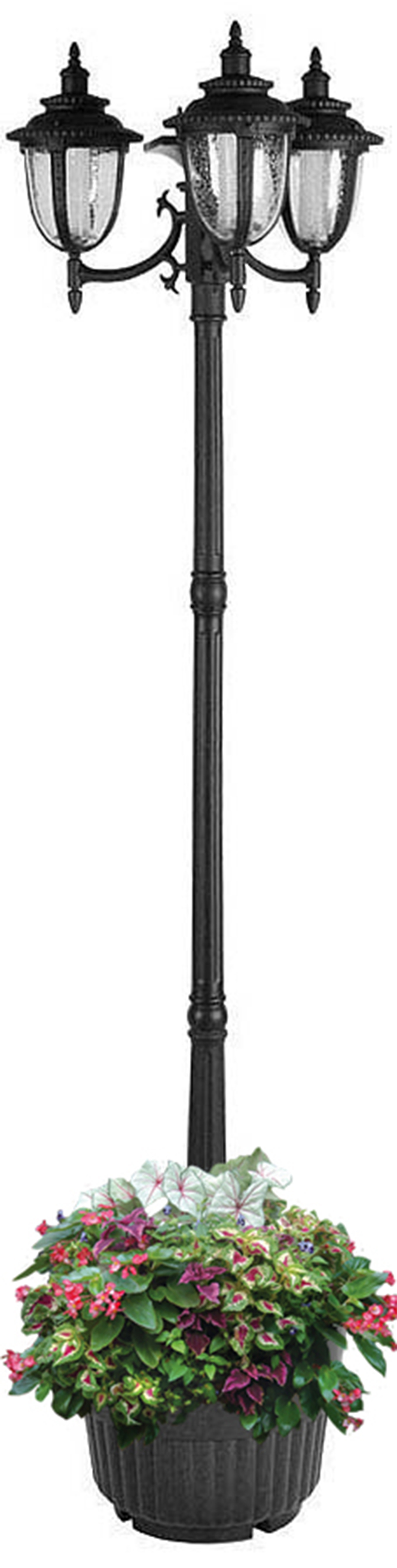 Charlton Home® Appleby Solar 9-Light LED 85" Post Light "& Reviews ...