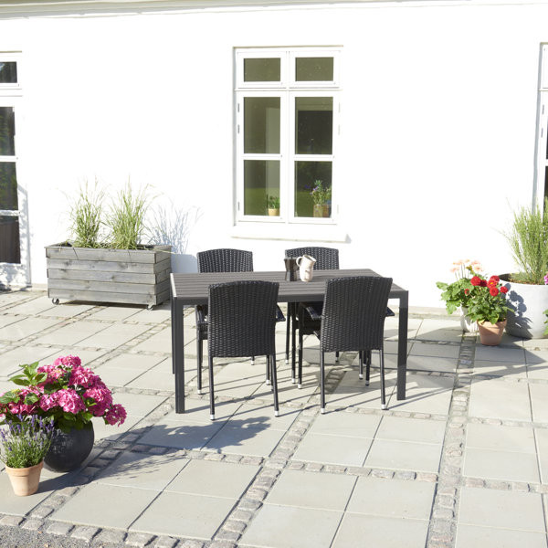 Marlow Home Co. Gunwald Rectangular 4 - Person 150cm Long Dining Set ...