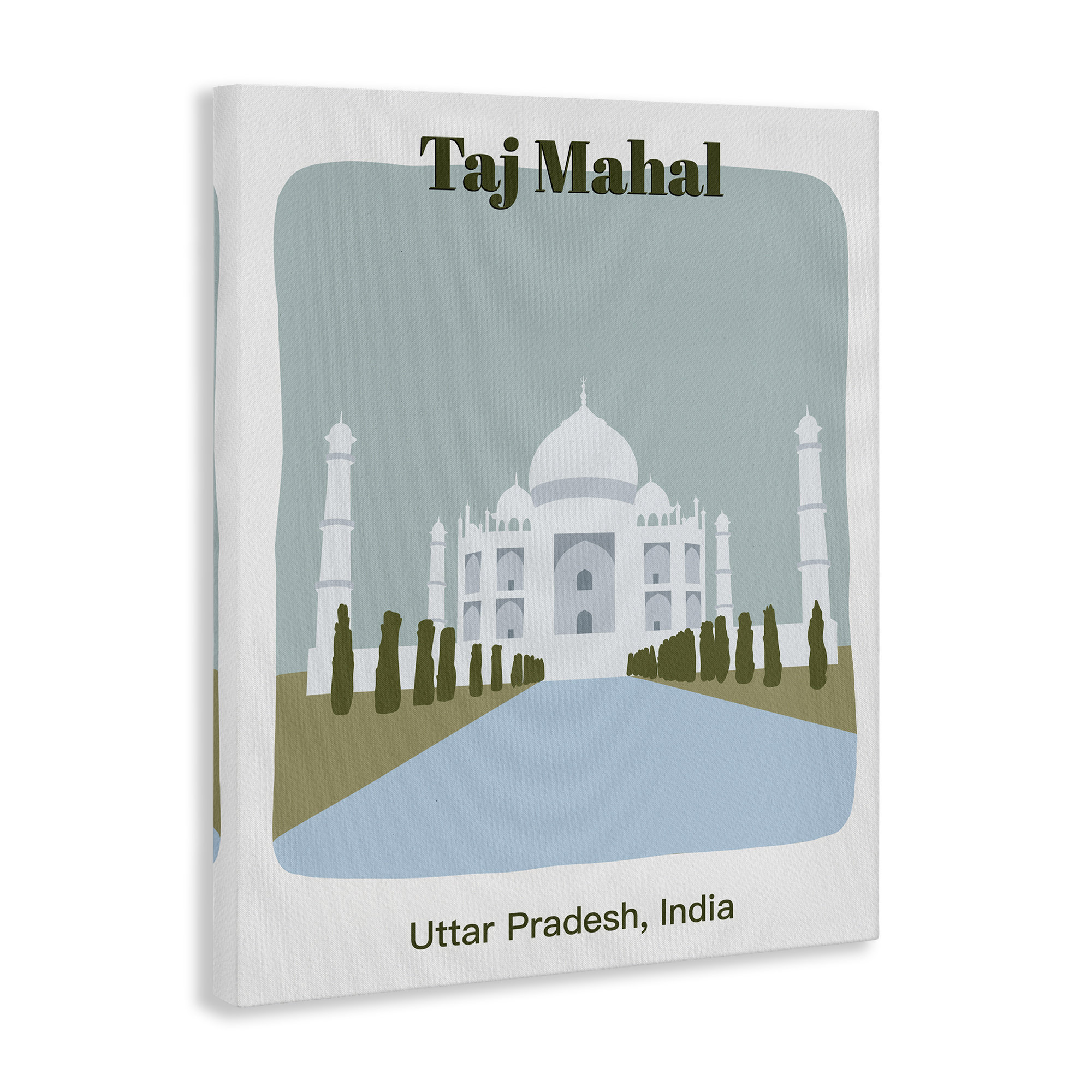 Winston Porter Taj Mahal Architecture Canvas Wall Art by Regina Moore ...