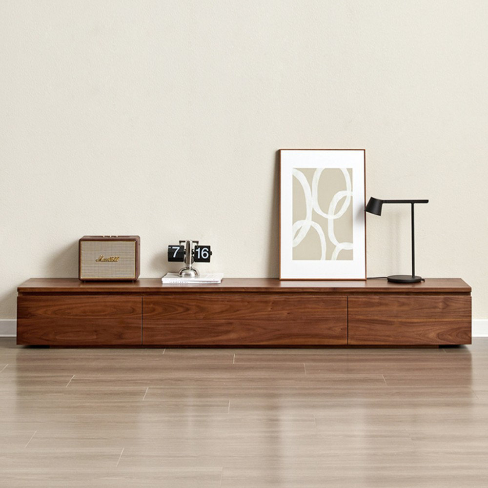 Decordreamss Nut-Brown Solid wood TVStands | Wayfair