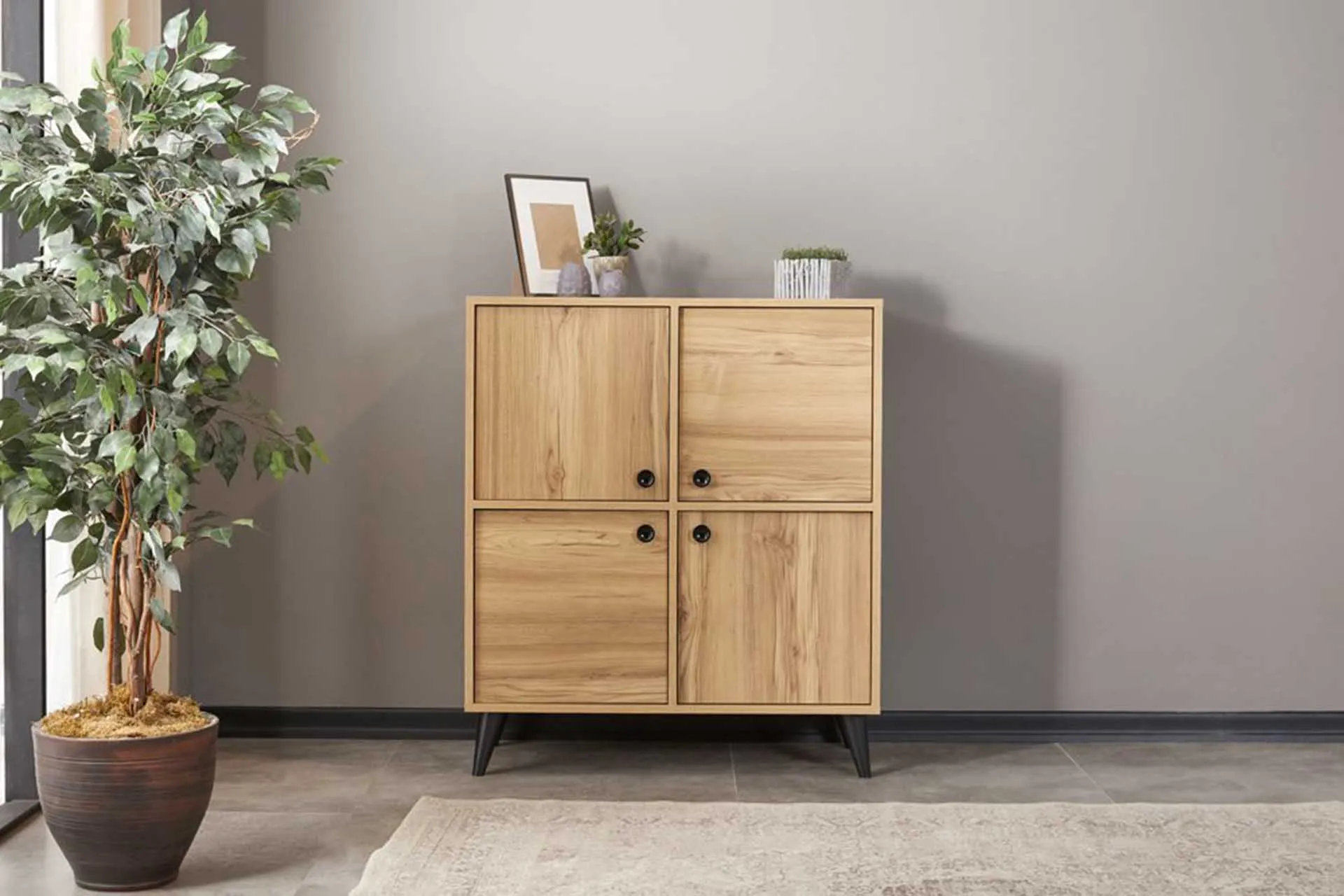 Millwood Pines Eti Square Sideboard Storage - Wayfair Canada